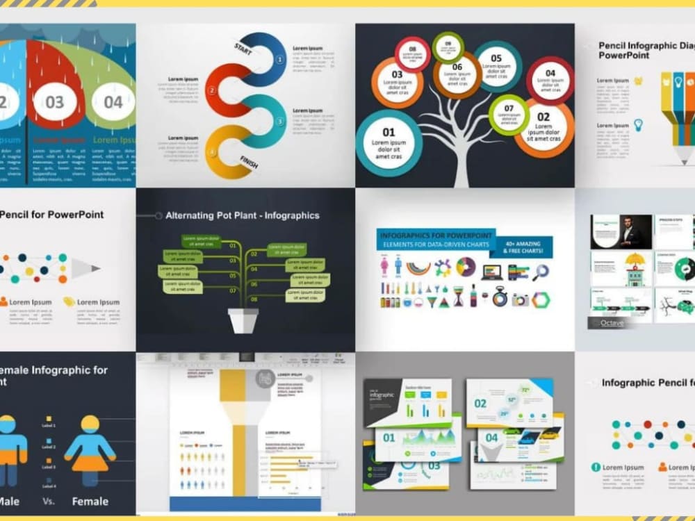 Infographic flowchart diagram in Illustrator | Upwork