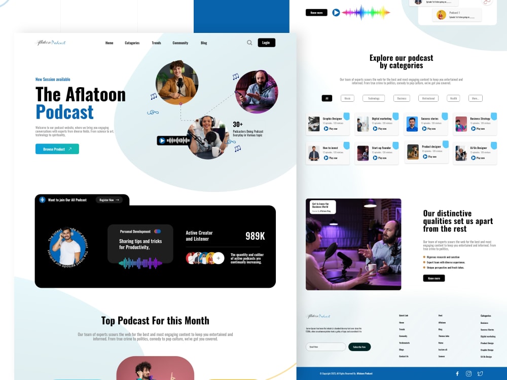 Web UI UX, and website template in PSD, xd, Figma | Upwork