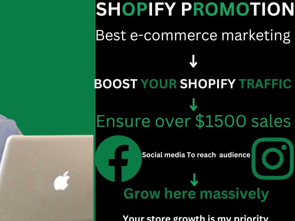 Organic shopify promotion to boost your store traffic sales | Upwork