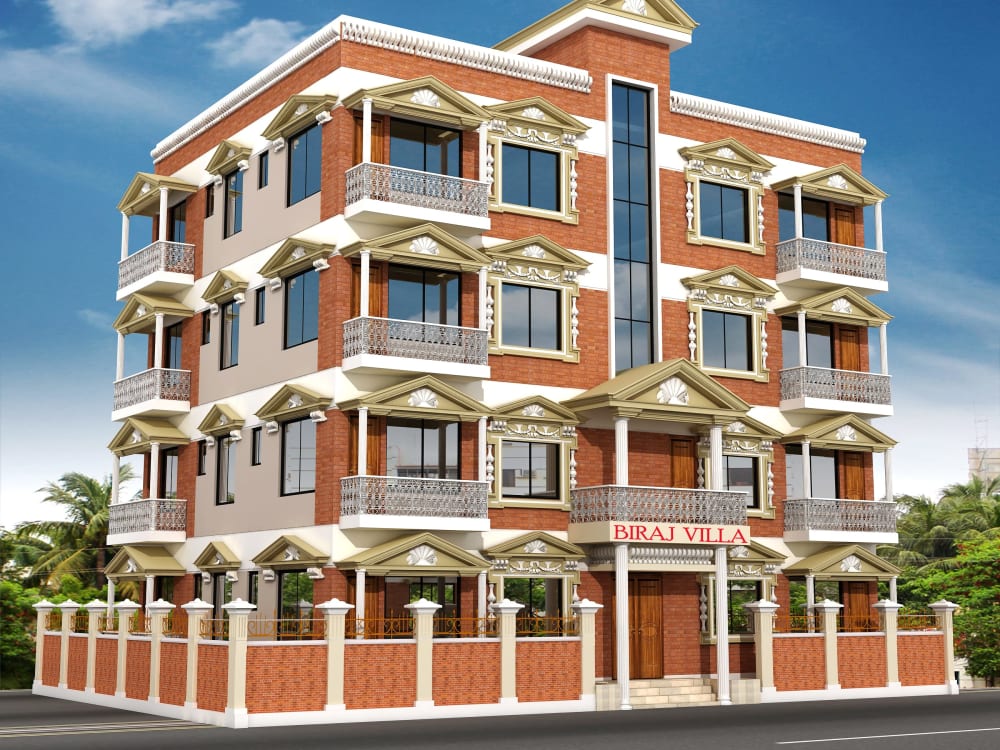 Building design including floor plans, elevation and section | Upwork