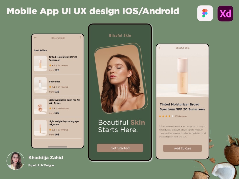 Mobile app UI UX design in figma and adobe xd | Upwork