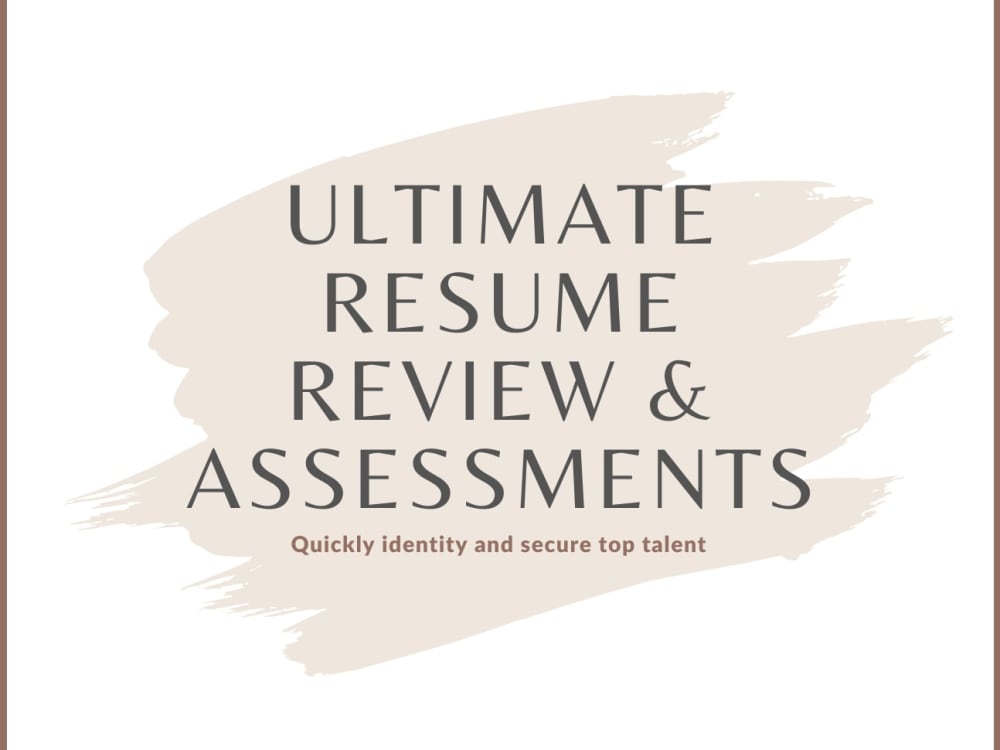 Comprehensive applicant reviews and assessments | Upwork