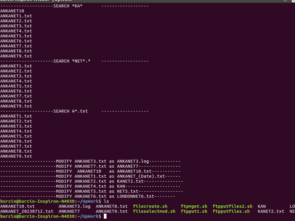 Tested Linux Bash Scripts to Upload Multi Files to FTP Server | Upwork