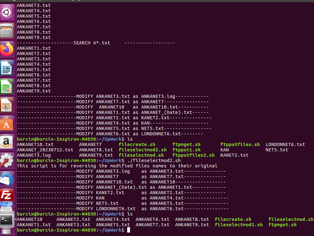 Tested Linux Bash Scripts to Upload Multi Files to FTP Server | Upwork