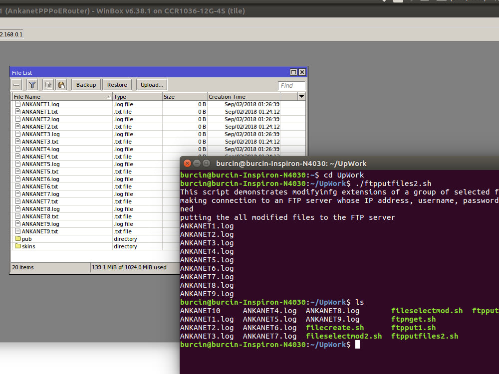 Tested Linux Bash Scripts To Upload Multi Files To Ftp Server Upwork