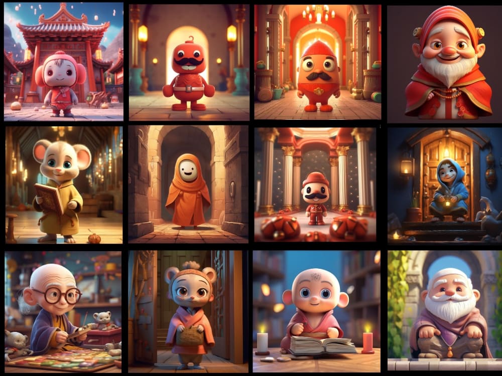 Disney-style cartoon art and avatars using Midjourney | Upwork