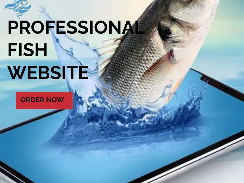 Fish website, aquatic website, fish logo, fish game app | Upwork
