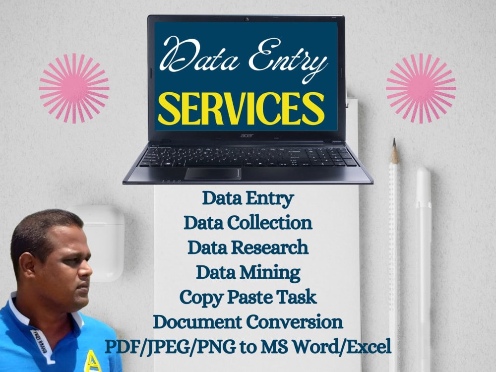 Accurate Data Entry, manual typing, converting PDF to Word and Excel | Upwork