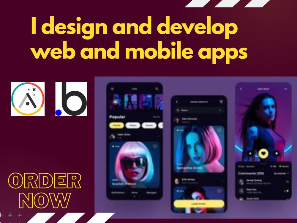 A mobile, web app using thunkable ,adalo, bubble platform | Upwork