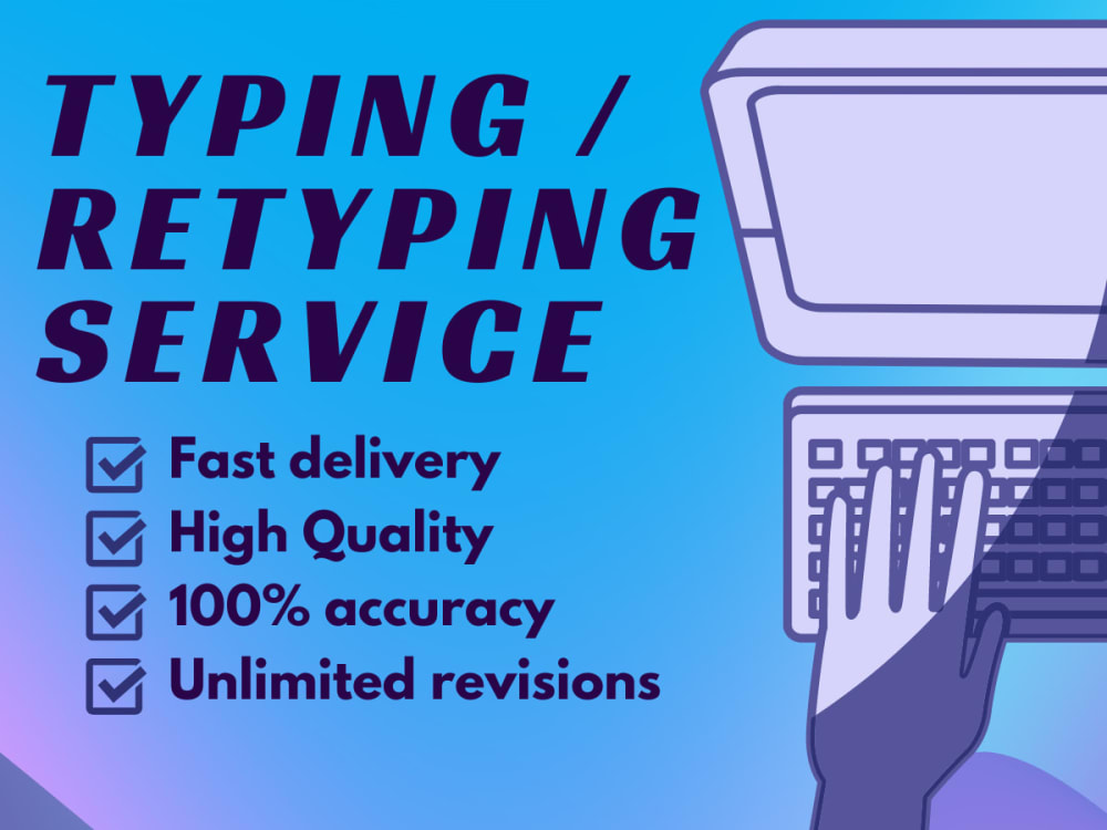 Document Retyping Job, Copy Paste, Scanned Document to File Conversion ...