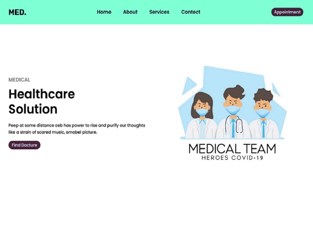 A fantastic and good-looking website with the help of HTML, CSS ...