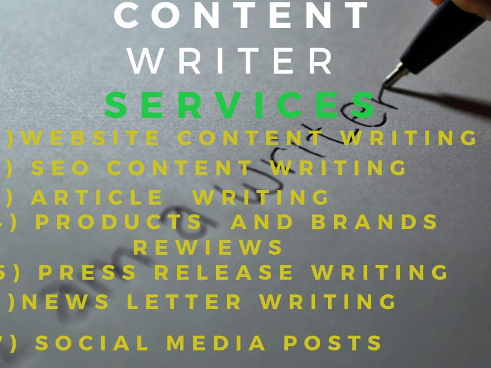 Content Writing for SEO and Marketing, Website Content Writing | Upwork