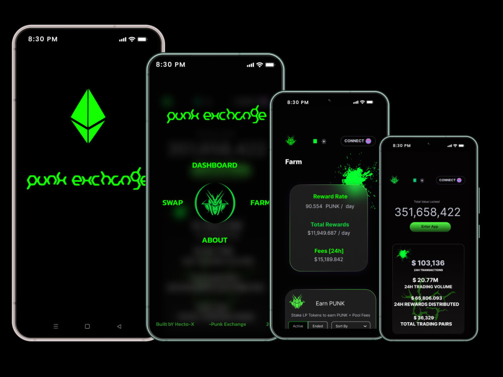 Stunning Dapp UI UX designs for NFT, Crypto, Gaming, | Upwork