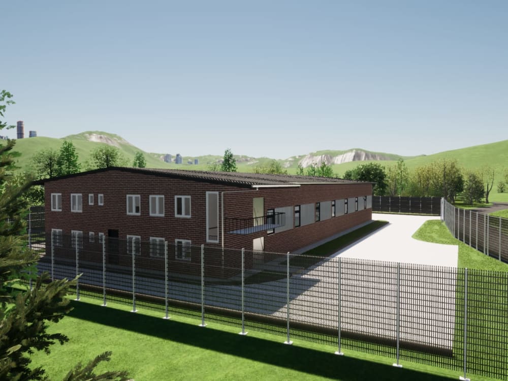 Static calculations, floor plans, elevations, sections and 3D model ...