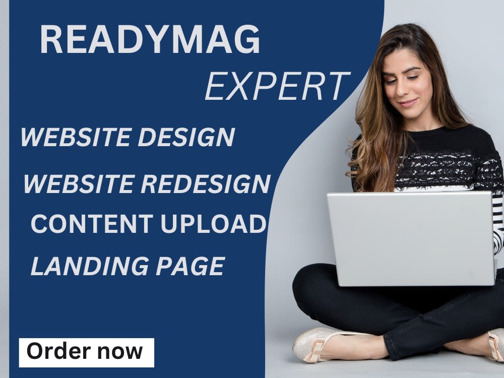 A professional website on Readymag and redesign the Readymag website | Upwork