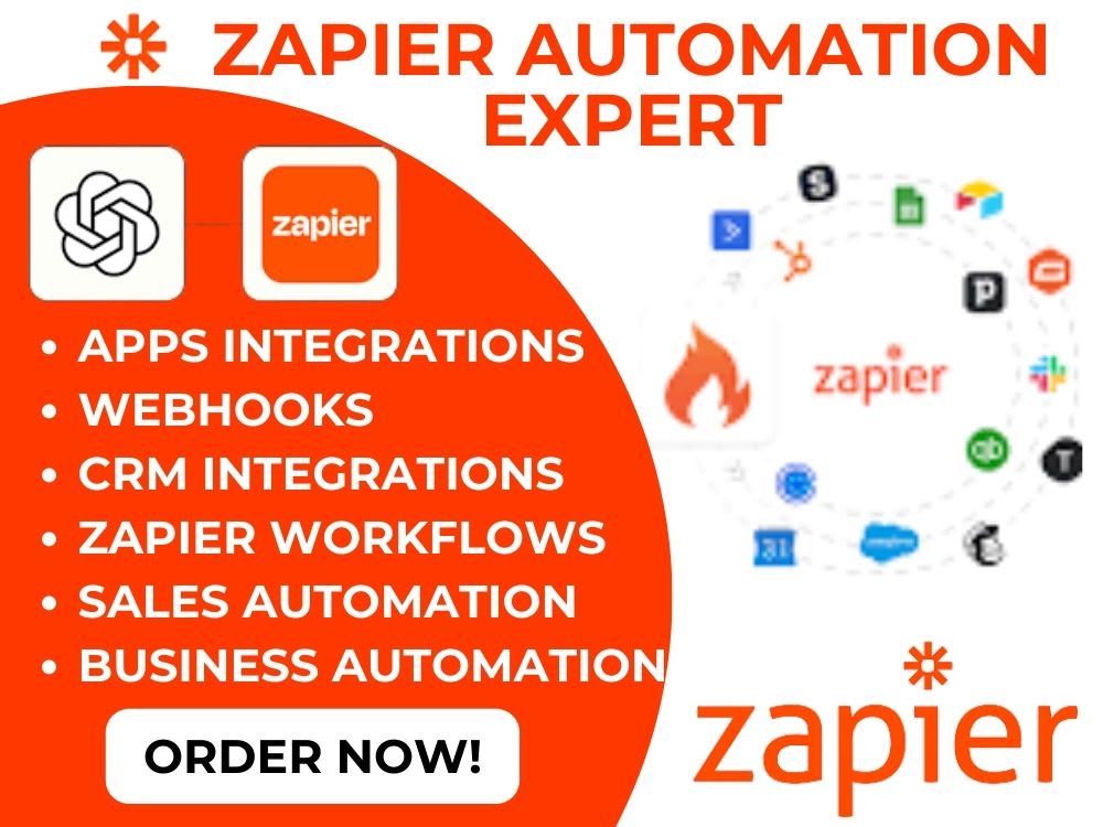 Zapier automation, integration, and webhook for your business workflows | Upwork
