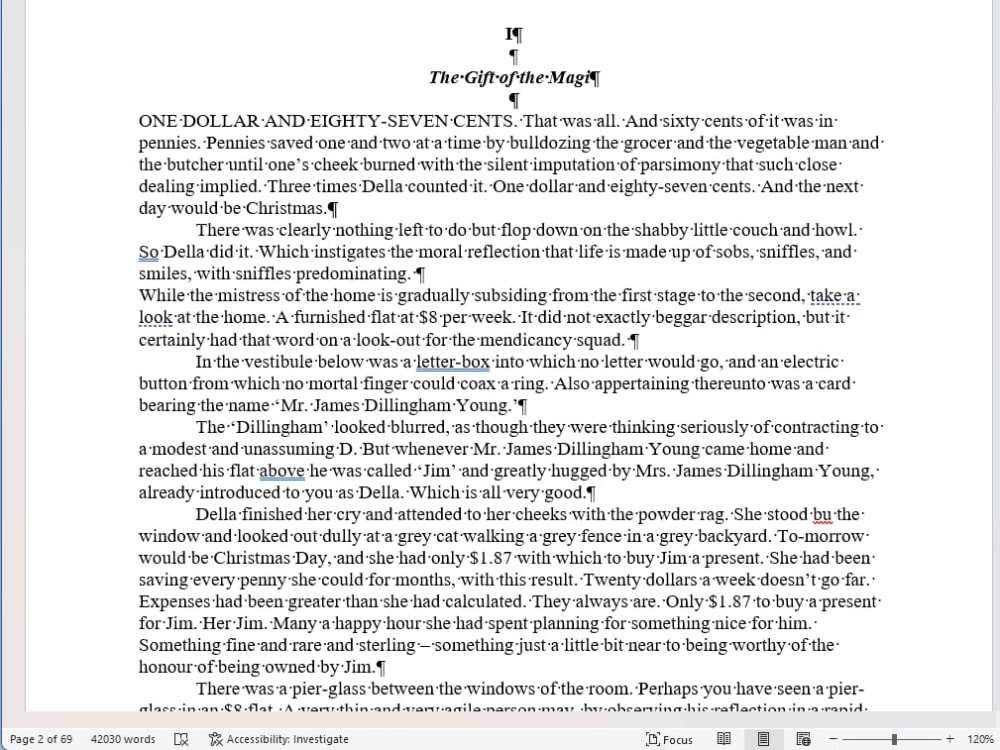 A finalized document, proofread with editing! | Upwork