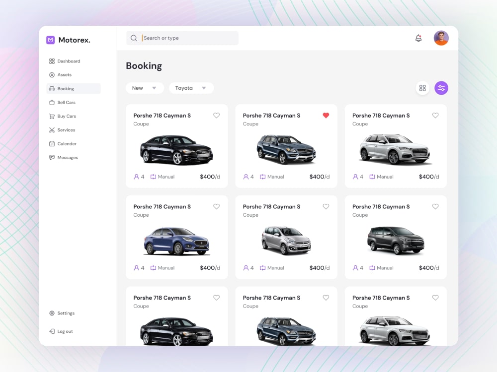 A stunning car booking web application UI/UX design in Figma. | Upwork