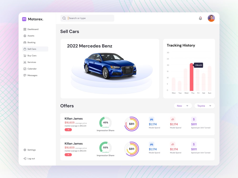 A stunning car booking web application UI/UX design in Figma. | Upwork