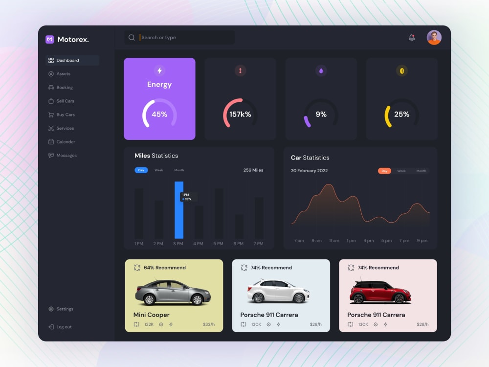 A stunning car booking web application UI/UX design in Figma. | Upwork