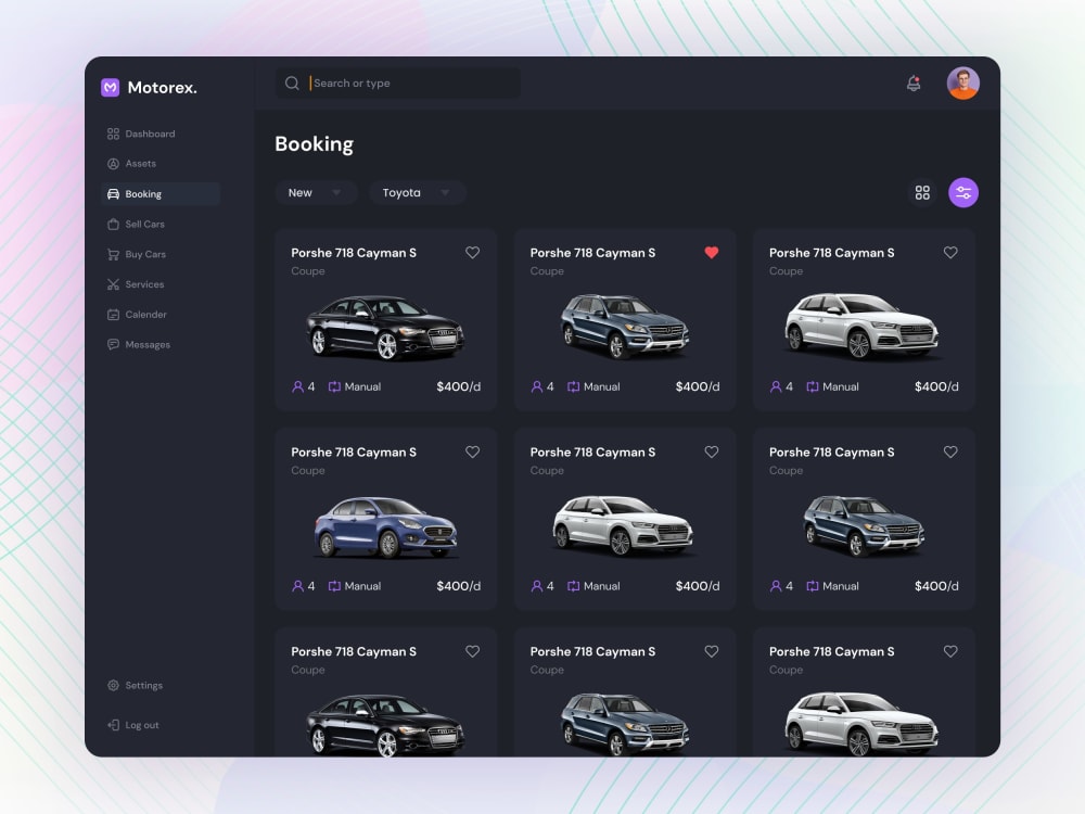 A stunning car booking web application UI/UX design in Figma. | Upwork