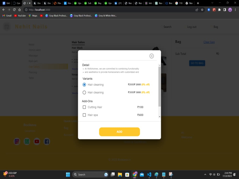 Web application Bookeve Django React | Upwork