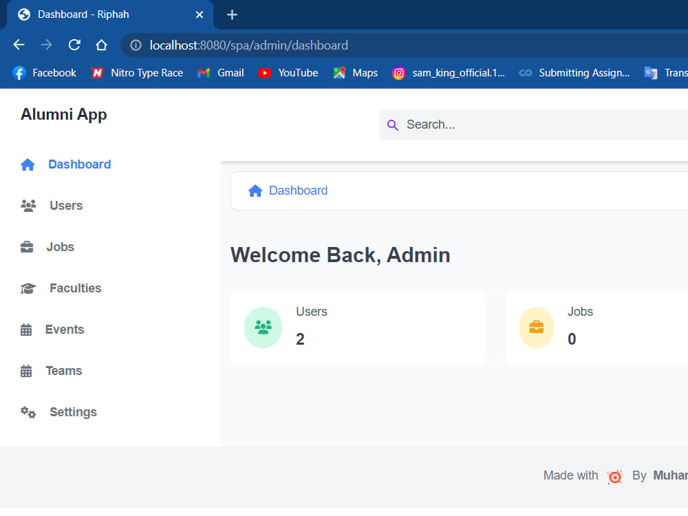 Full stack website with front-end and backend | Upwork
