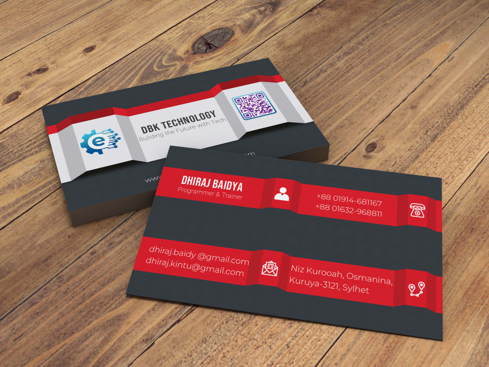 High-Quality Print Ready Professional Business Card Within 24 Hours ...