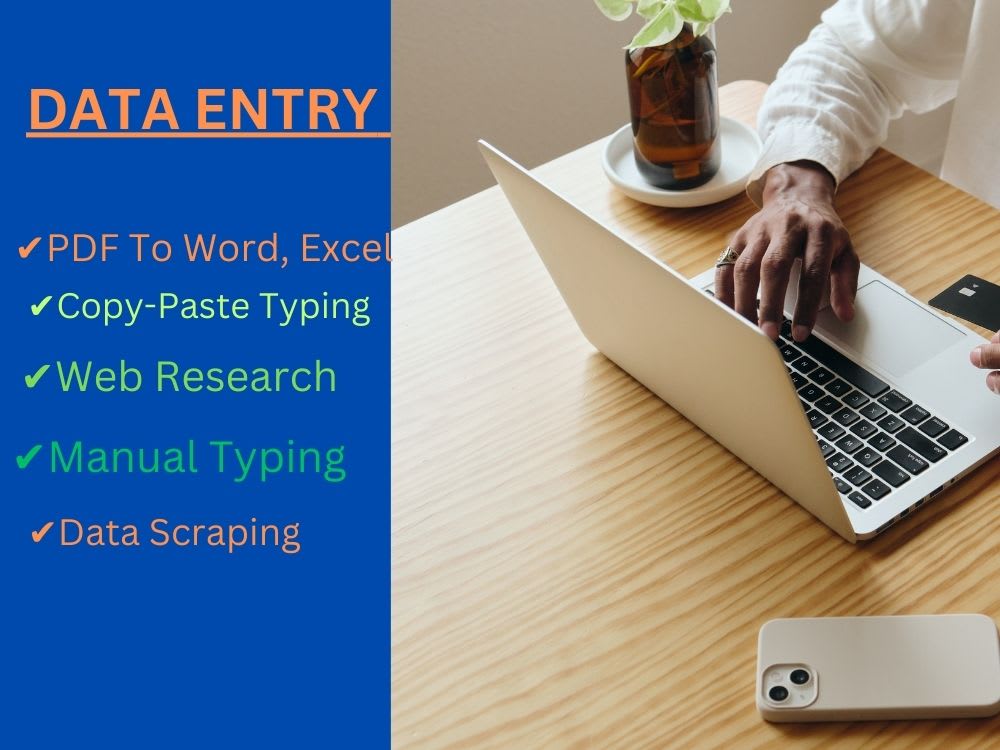 Data entry into MS Word and MS Excel, Data mining & Typing Expect | Upwork