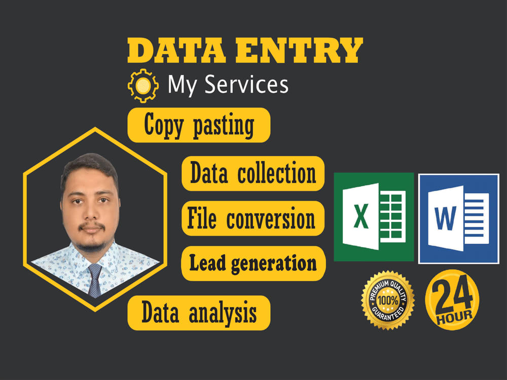 Professional and fast data entry service with 100% accuracy | Upwork