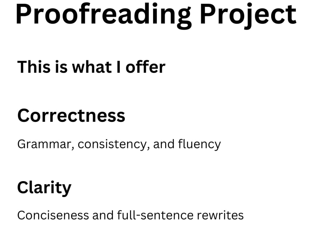 Your documents proofread in 24 hours | Upwork