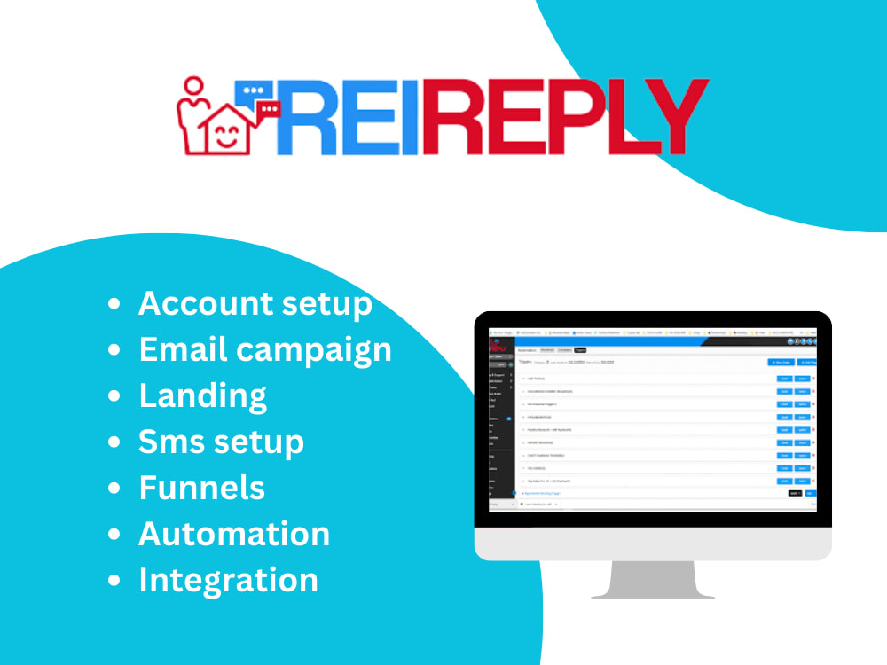Rei reply setup, gohighlevel funnels, rei reply workflow and triggers ...