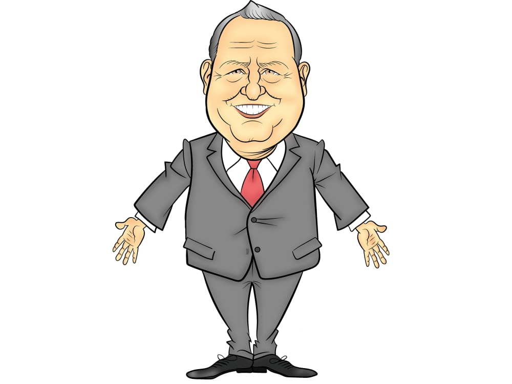 Digitally hand drawn cartoon caricature from photo | Upwork