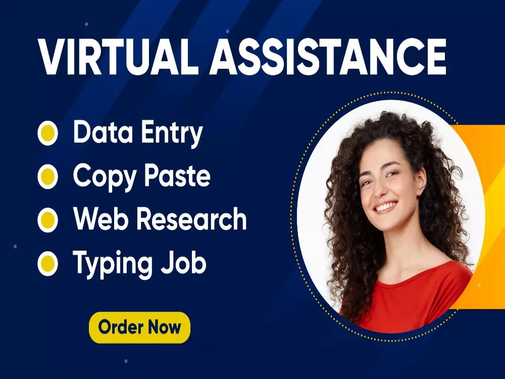 Virtual assistant for data entry web research typing copy paste on ms excel | Upwork