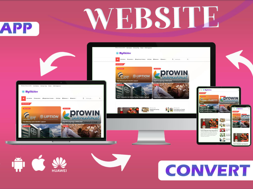 Your website convert to android application (WebView). | Upwork
