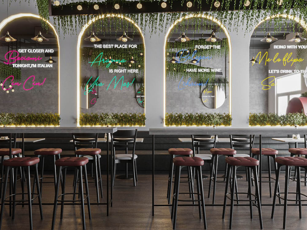 An amazing Restaurant/Cafe Design & 3D Renders | Upwork