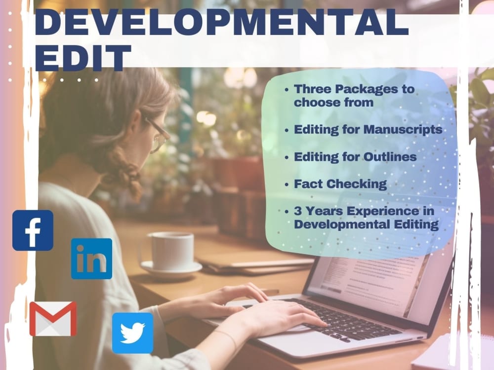 A full developmental book edit for your manuscript or outline. | Upwork