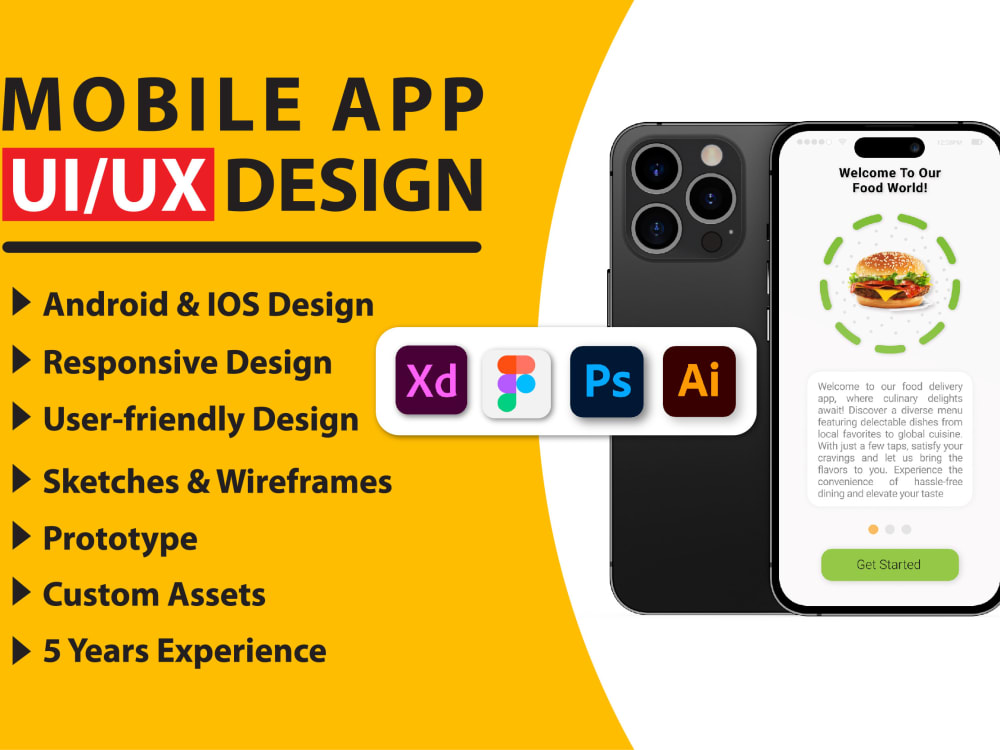 Responsive UI UX Design for Mobile apps | Upwork