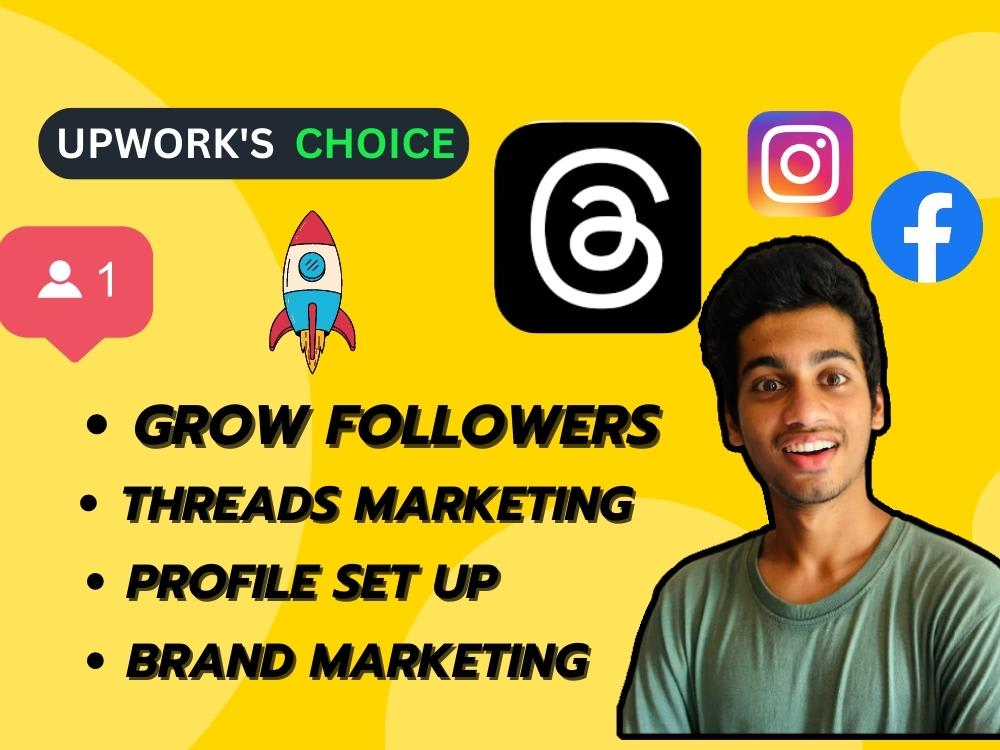 Social media threads manager expert for threads promotion,marketing ...