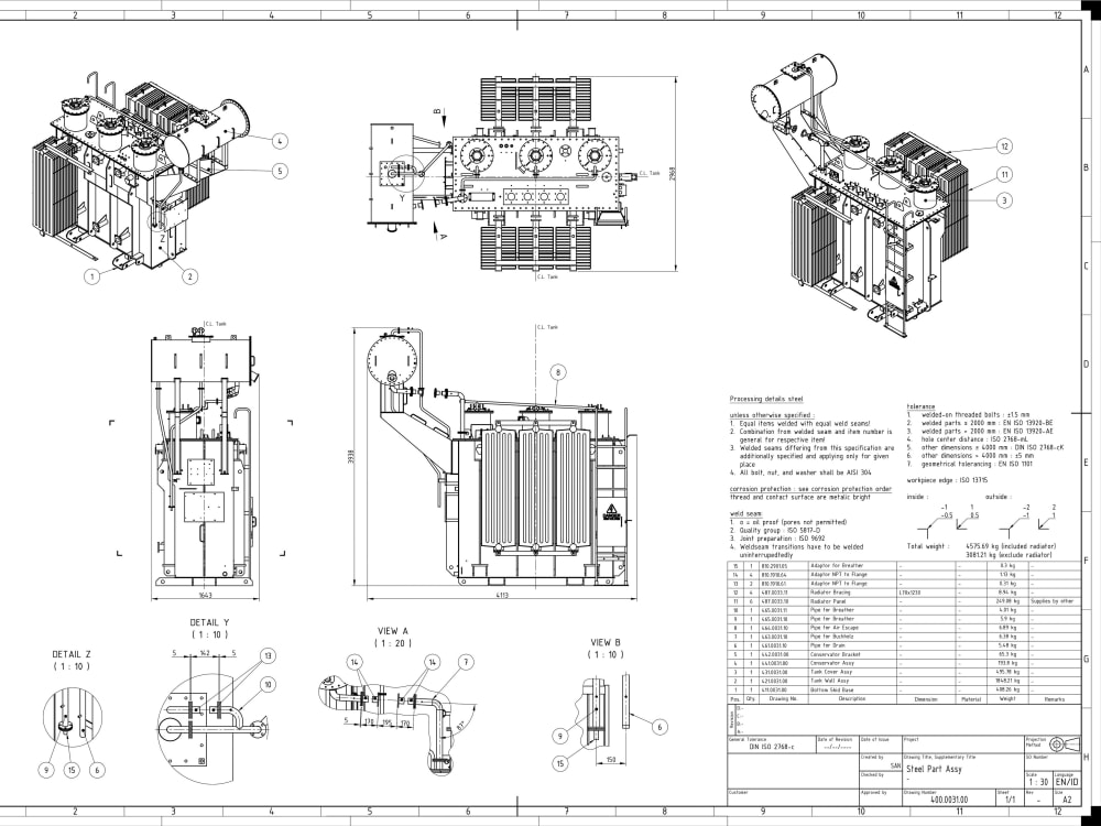 2D Drawing / Draft for Mechanical Parts / Component | Upwork