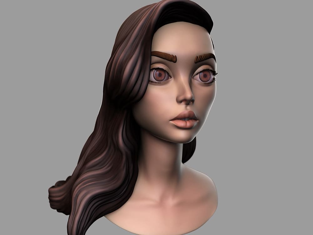 Stylized 3d character model character design cartoon character model ...