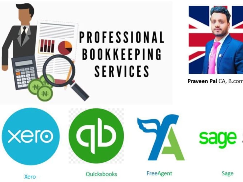 Bookkeeping services done on Xero, Quickbooks, freeagent and sage | Upwork