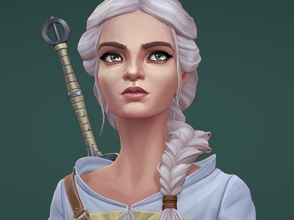 Stylized 3d character model character design cartoon character model ...