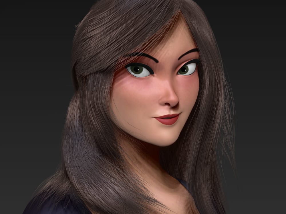 Stylized 3d character model character design cartoon character model ...