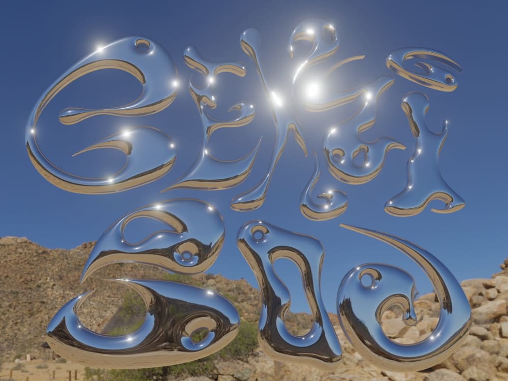 A 3D Chrome Typeface and Logo | Upwork