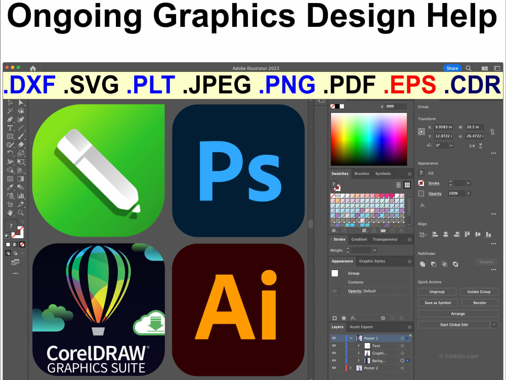 Ongoing Coreldraw Adobe Illustrator And Photoshop Work For Your Business Upwork