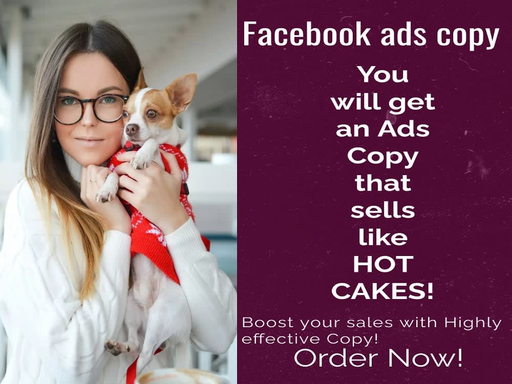 An irresistible and killer Facebook ads copy, sales copy that converts ...