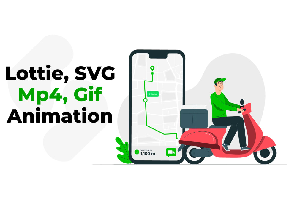 Lottie animation, SVG or gif animation for your website or app | Upwork