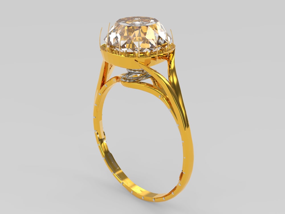 3D jewelry design printable STL GLB 3DM | Upwork