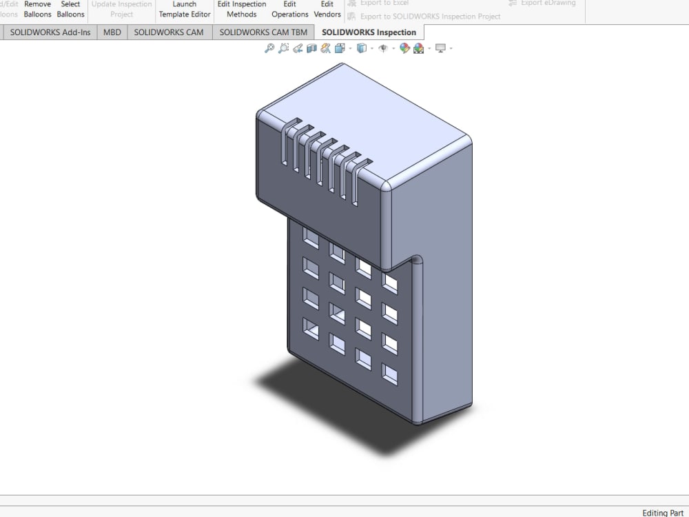 A 3D model designed using Solidworks | Upwork